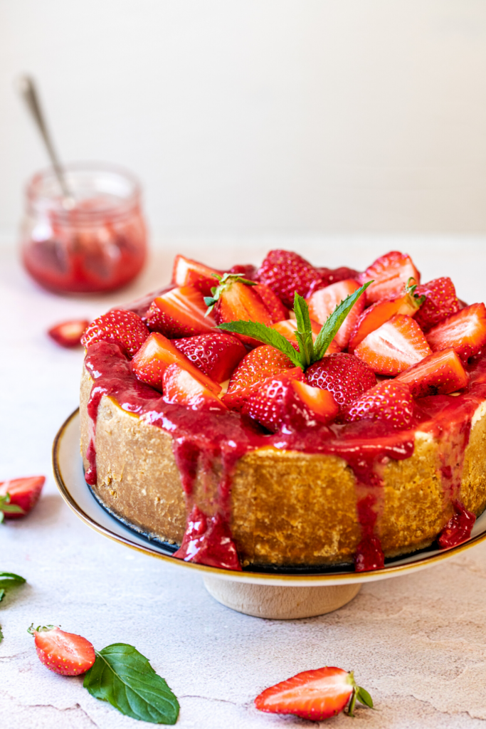 Keto Strawberry Cheesecake | The Best Low Carb Recipe With Fresh Fruit