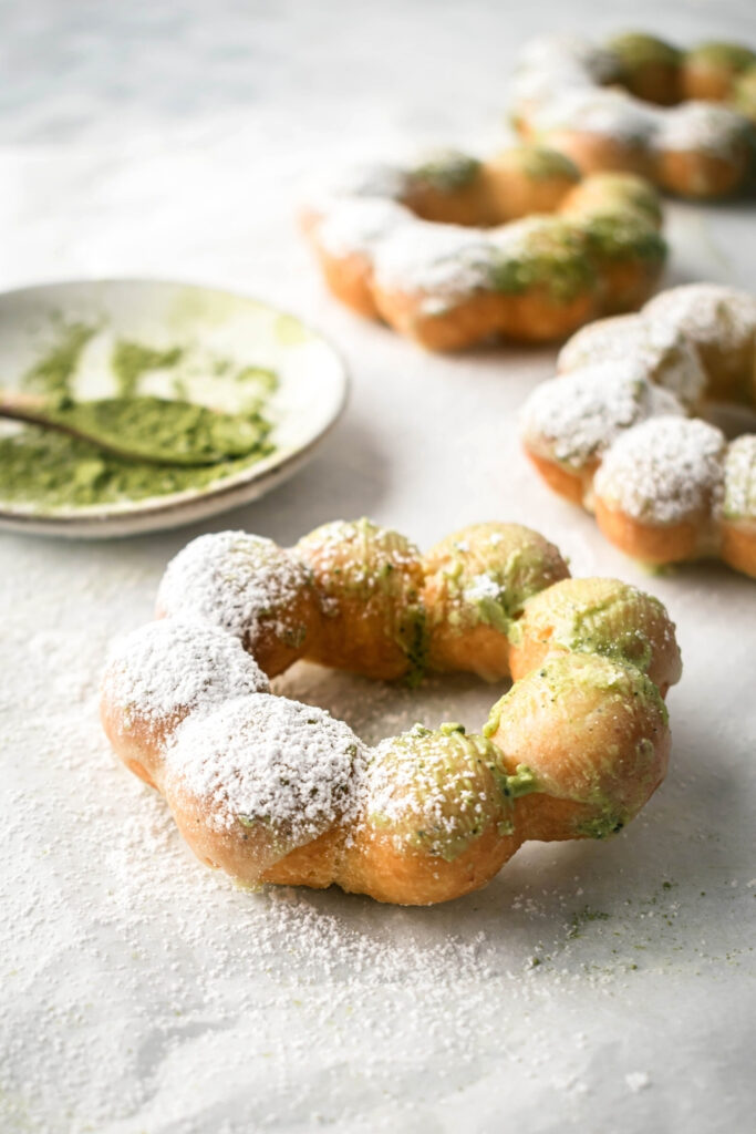 Mochi Donut Recipe | Soft & Fluffy With A Sweet Matcha Glaze On Top