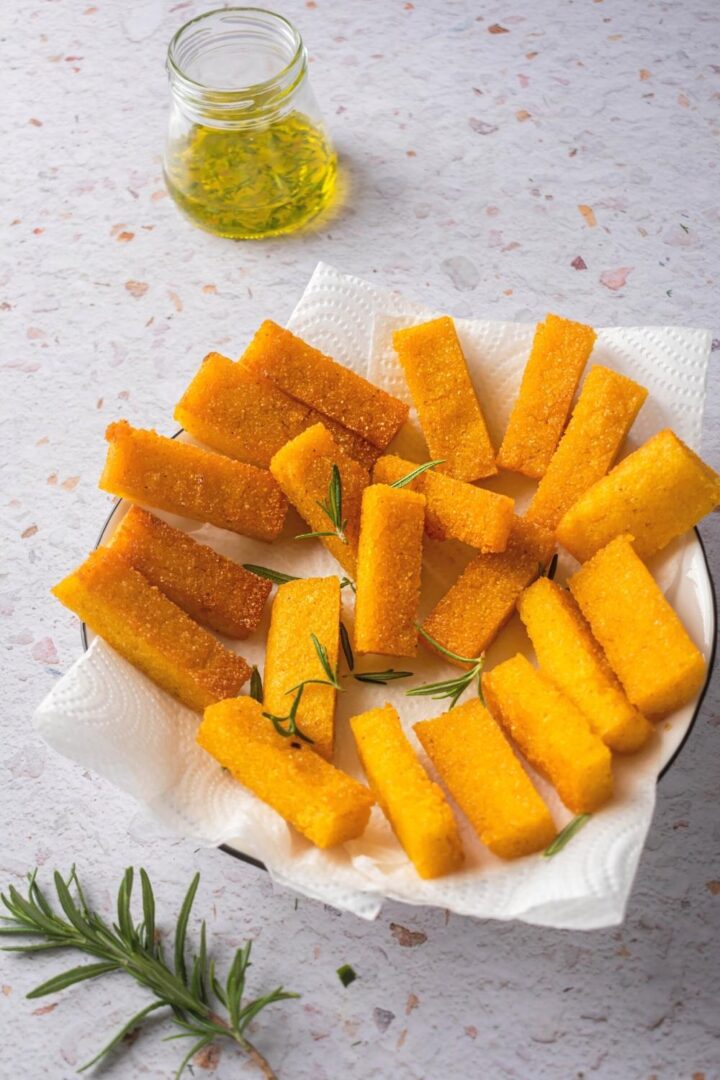 Fried Polenta Recipe | So Crunchy Outside Yet Soft Inside