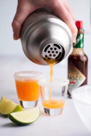 Mexican Candy Shot (Easy Spicy Sweet Tequila Shot)