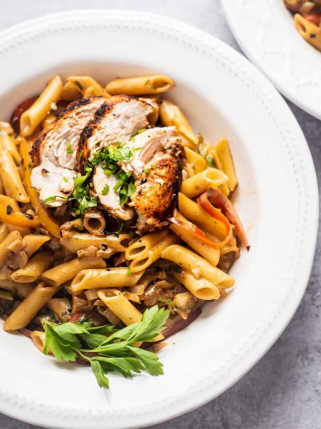 Jerk Chicken Pasta - I'm Hungry For That
