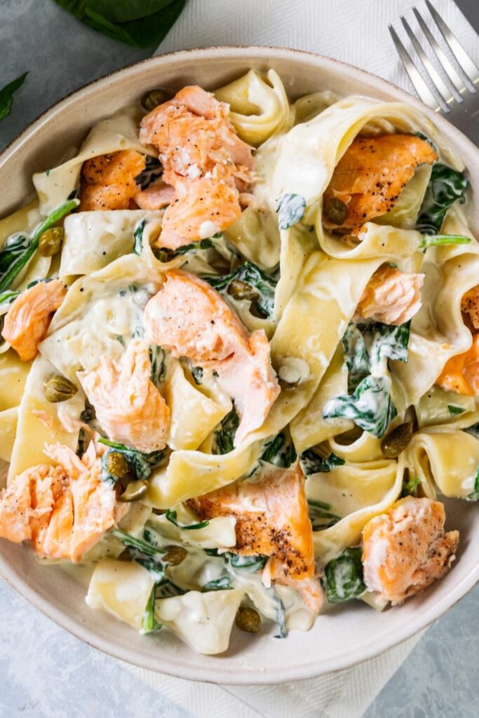 Salmon Pasta | Easy Creamy Pasta Recipe Made In Under 30 Minutes