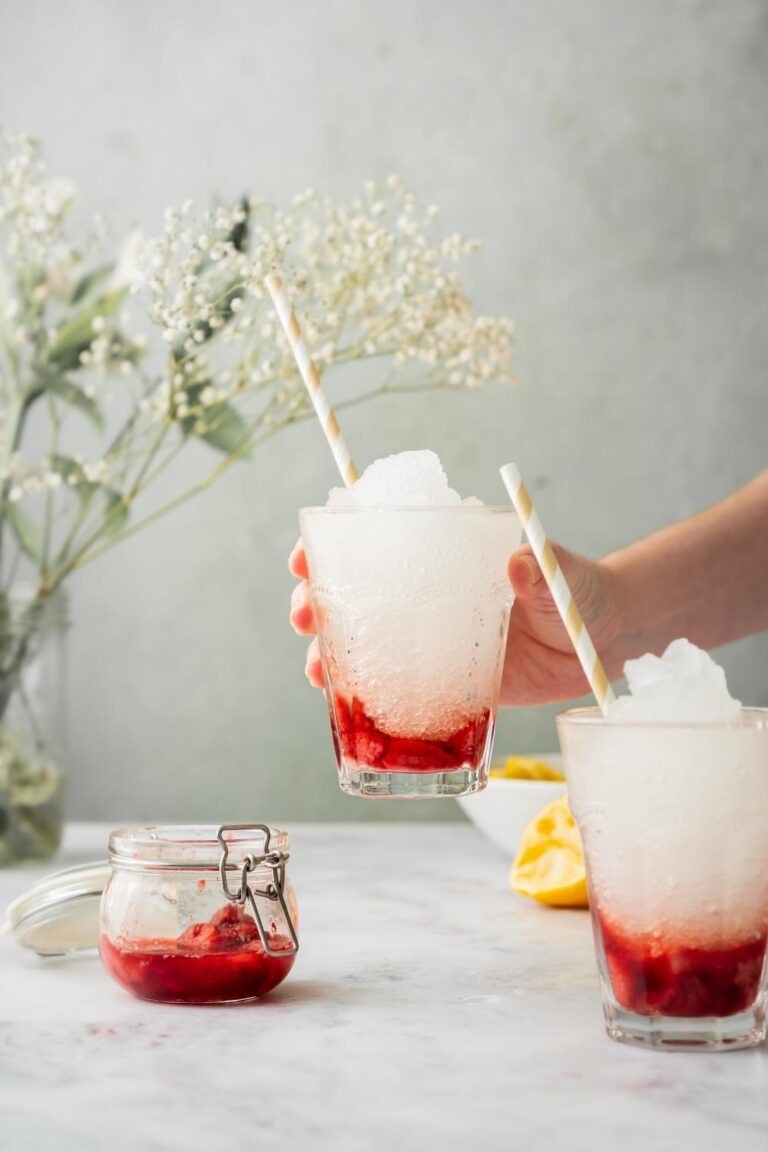 McDonalds Slushie Made In 5 Minutes | Strawberry Lemonade Slushie