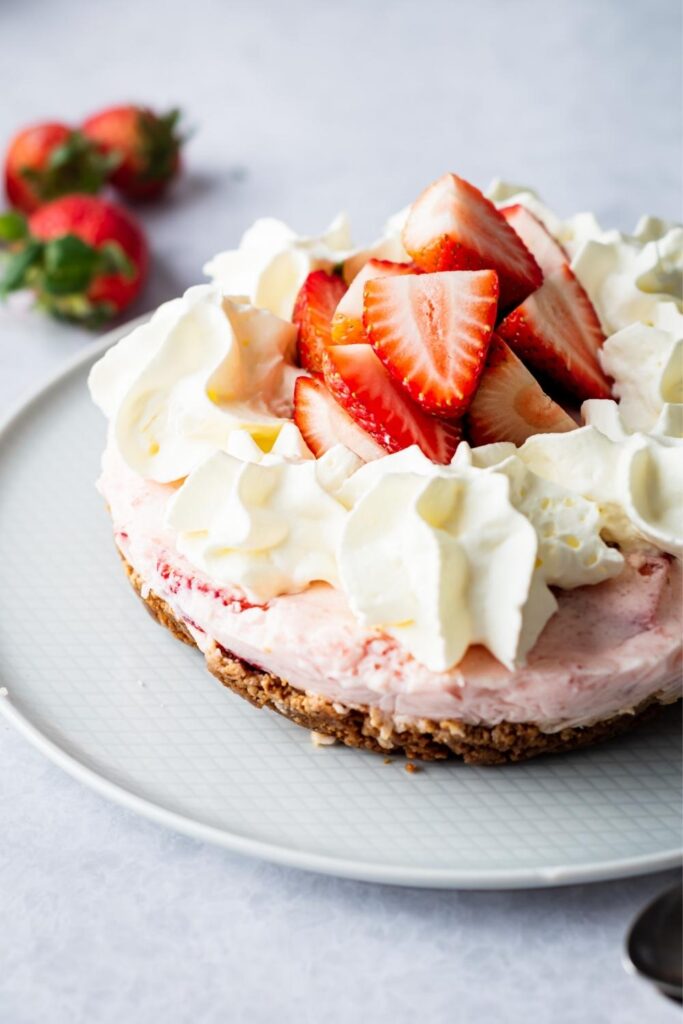 No Bake Strawberry Pie Recipe