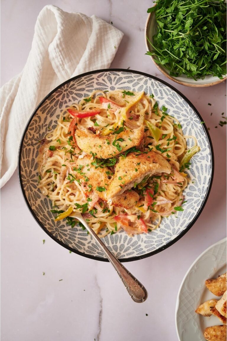 The BEST Olive Garden Chicken Scampi (Made In Under 30 Minutes)