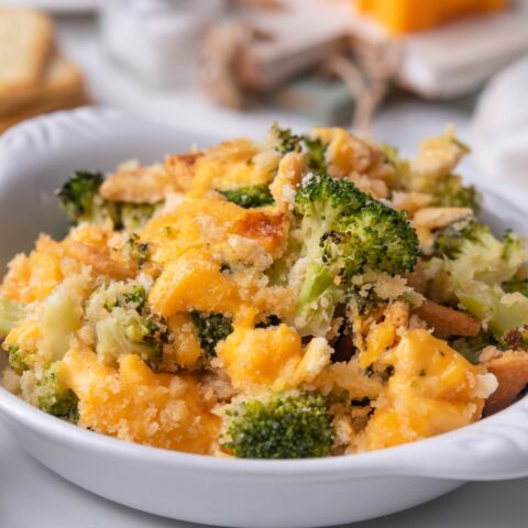 Cheddars Broccoli Cheese Casserole Made With 4 Ingredients