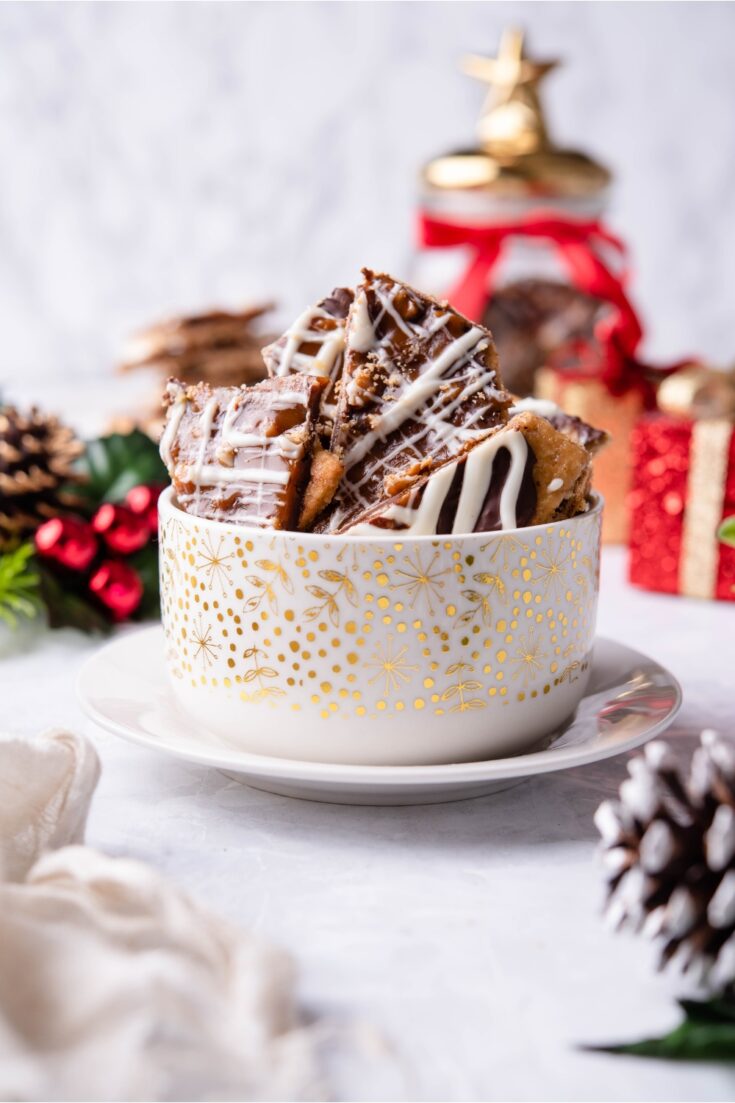 Christmas Crack (Quick and Easy Saltine Cracker Toffee)