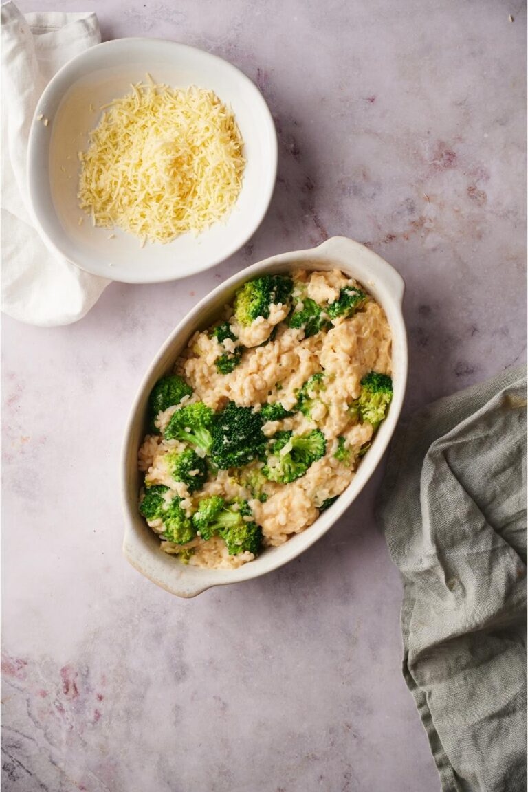 Easy Broccoli Rice Casserole Recipe | Made From Scratch In 30 Minutes