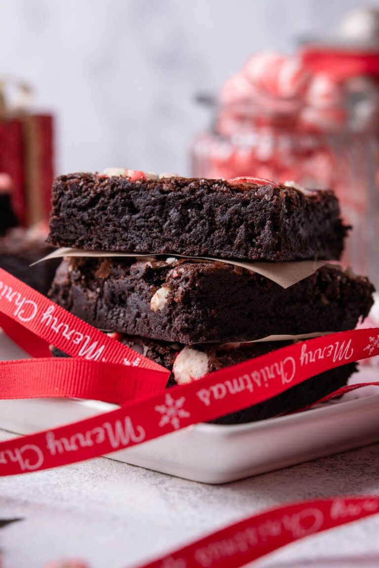 Peppermint Brownies (Candy Cane Brownies Recipe)