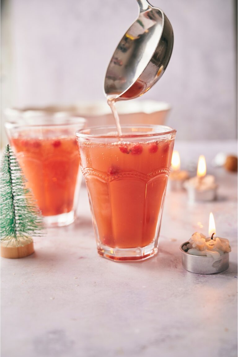 Holiday Punch (Christmas Punch Recipe With or Without Alcohol)