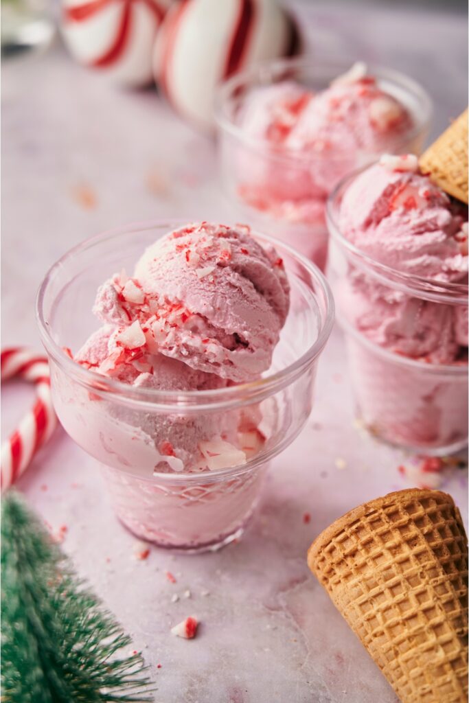 The BEST Peppermint Ice Cream Recipe (Prepped In 5 Minutes)