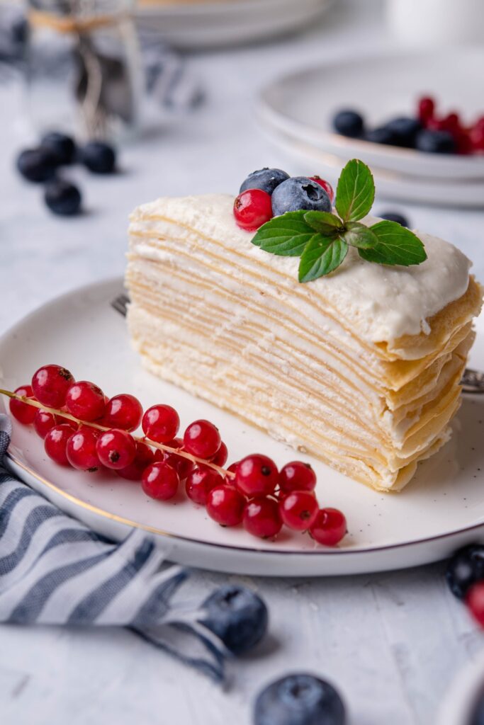 Crepe Cake Recipe (Mille Crepe Cake)