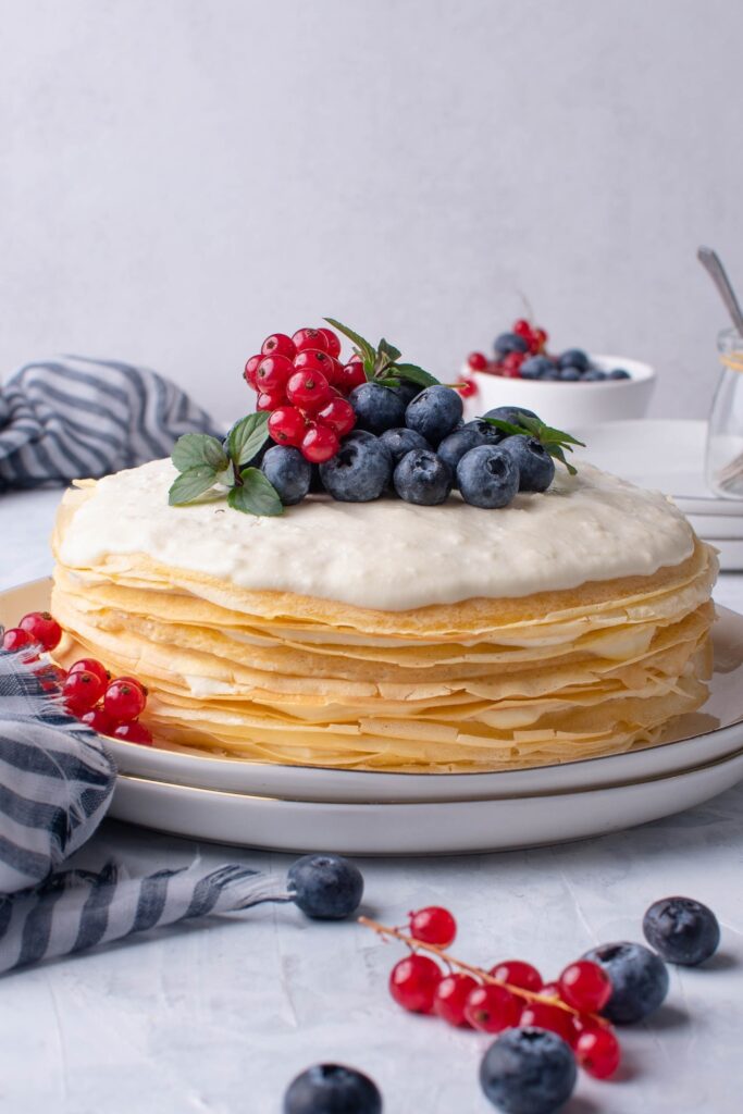 Crepe Cake Recipe (Mille Crepe Cake)