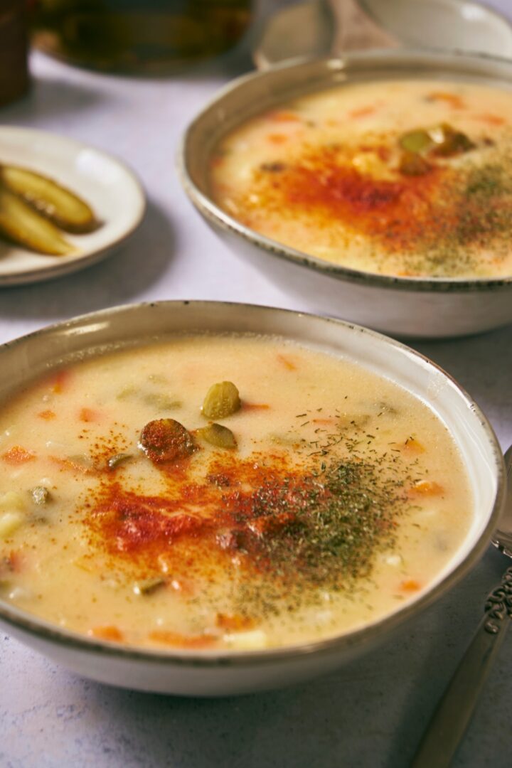 The BEST Dill Pickle Soup Recipe (Takes Just 10 Minutes To Prep)