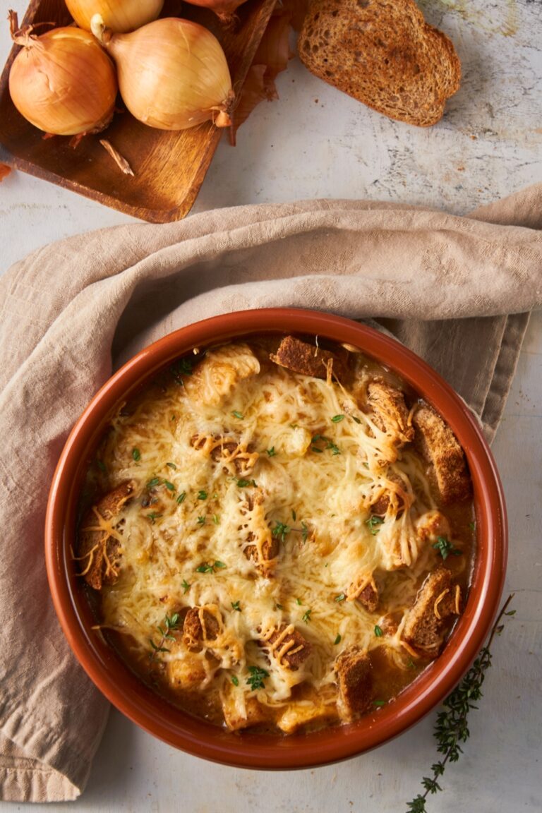 The BEST French Onion Chicken Casserole