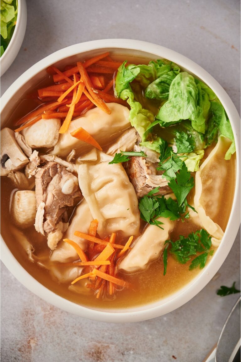 The Best EASY Wor Wonton Soup Recipe Made In Just 30 Minutes