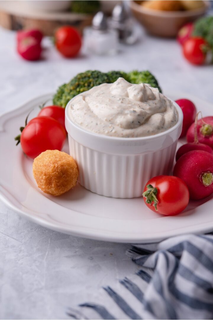 The BEST Veggie Dip Recipe (Made In Under 5 Minutes)