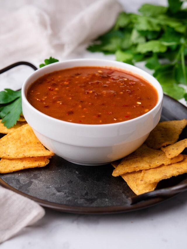 Chipotle Red Chili Salsa - I'm Hungry For That