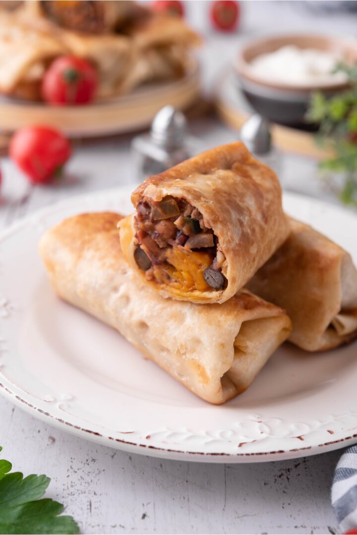 The BEST Crispy Fried Burrito Recipe (Made In UNDER 30 Minutes)