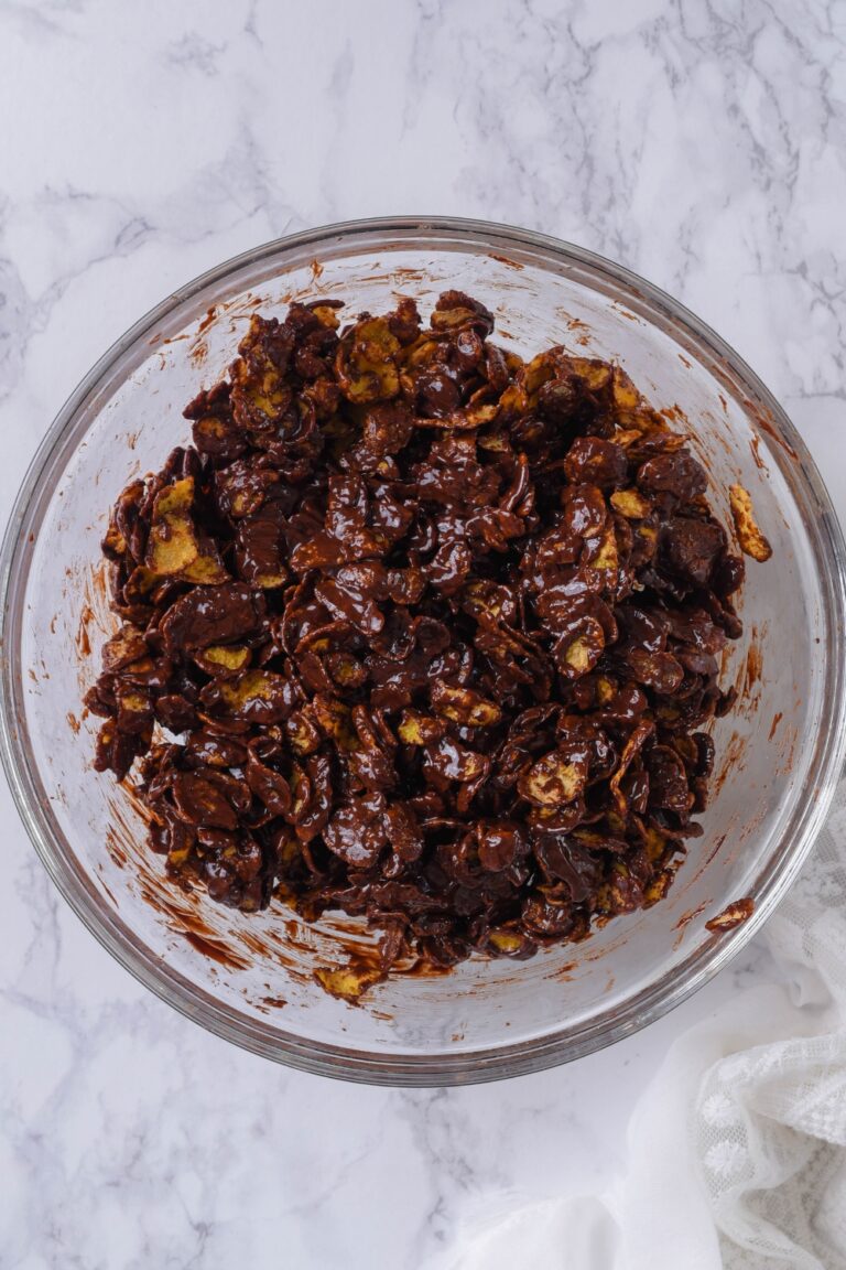 No Bake Chocolate Cornflake Cookies