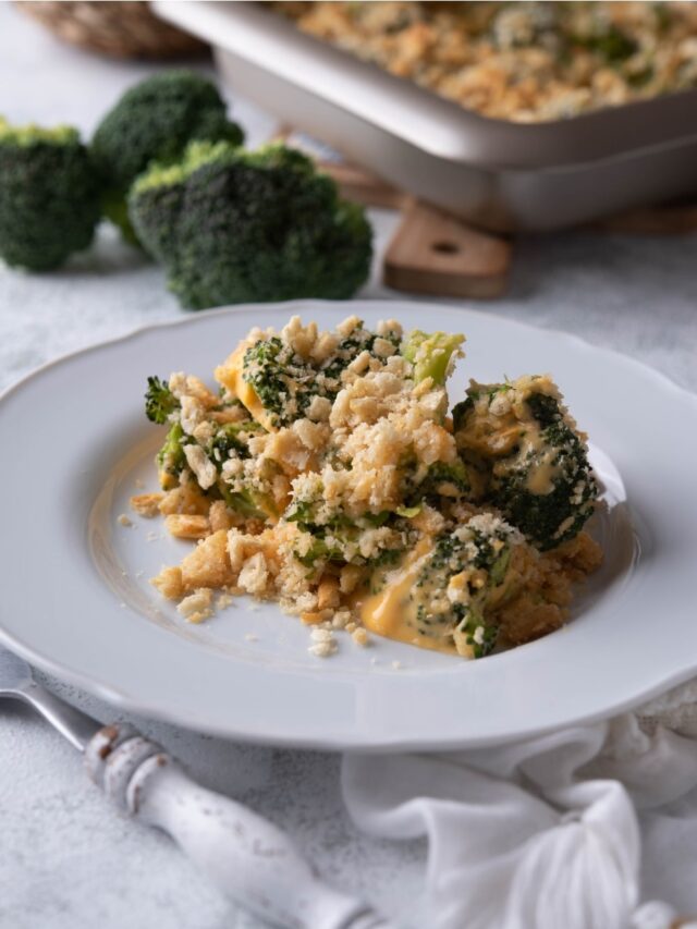 Velveeta Broccoli Casserole With Ritz Crackers Im Hungry For That