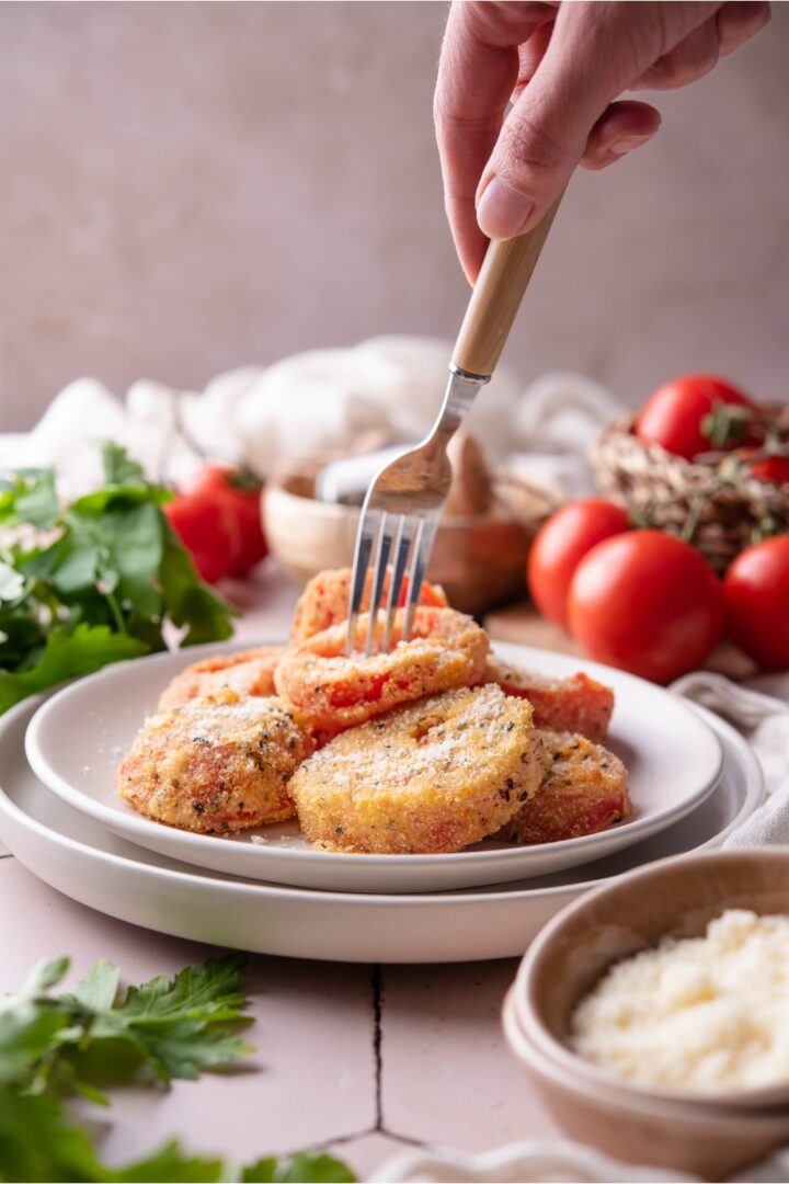 Crispy Fried Red Tomatoes