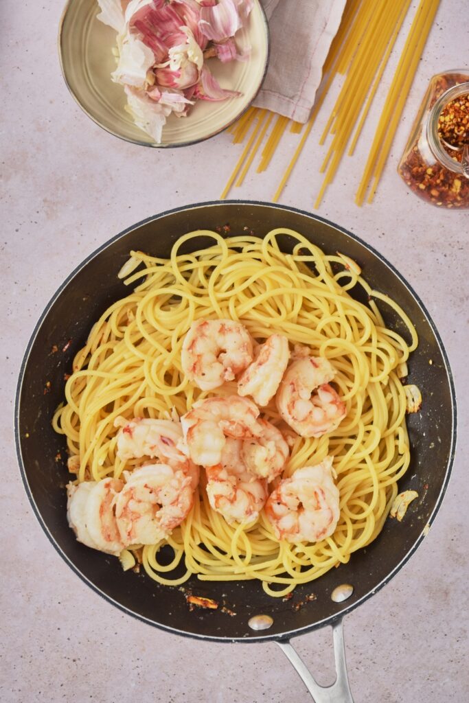 Spaghetti With Shrimp
