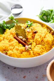 The Best Turmeric Rice Recipe Made In 20 Minutes