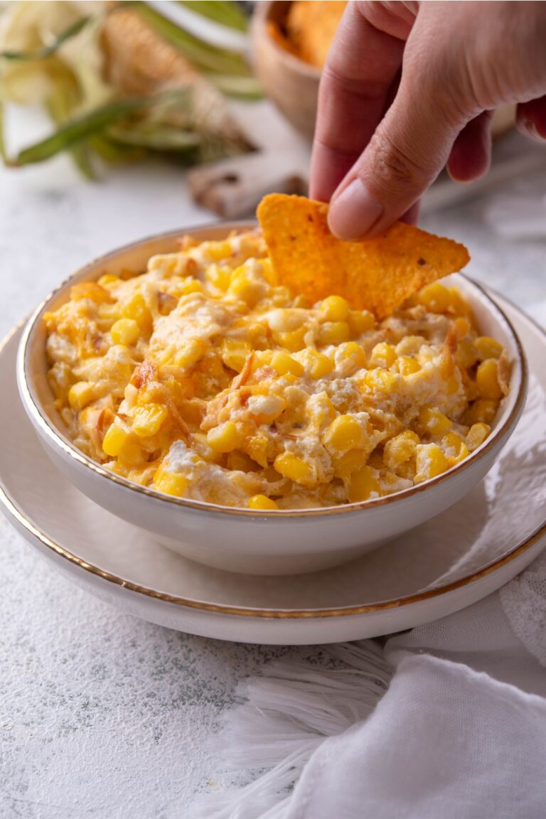 Cream Cheese Corn Dip (Easy Hot Corn Dip Recipe)
