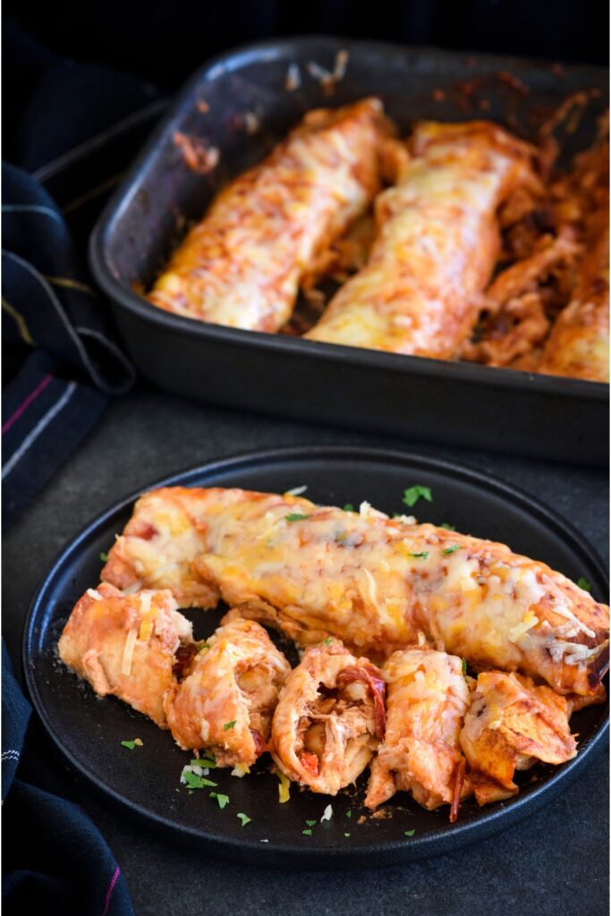 Rotisserie Chicken Enchiladas
