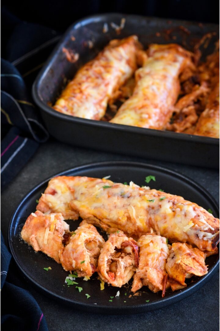 Rotisserie Chicken Enchiladas