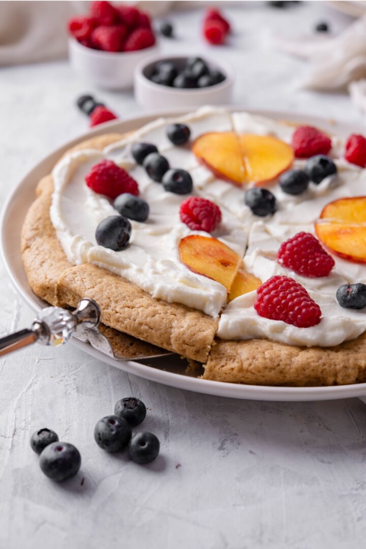 Sugar Cookie Fruit Pizza