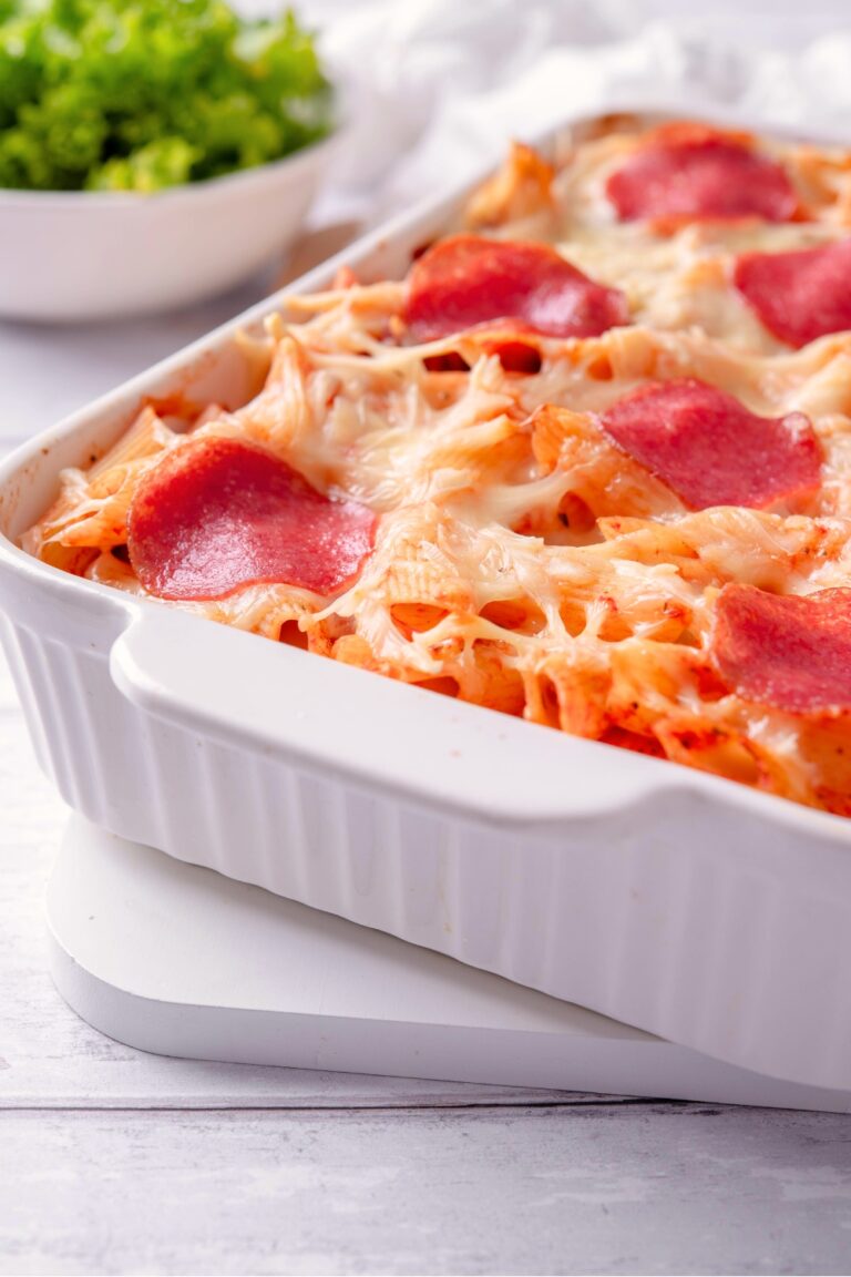 Pepperoni Pizza Casserole