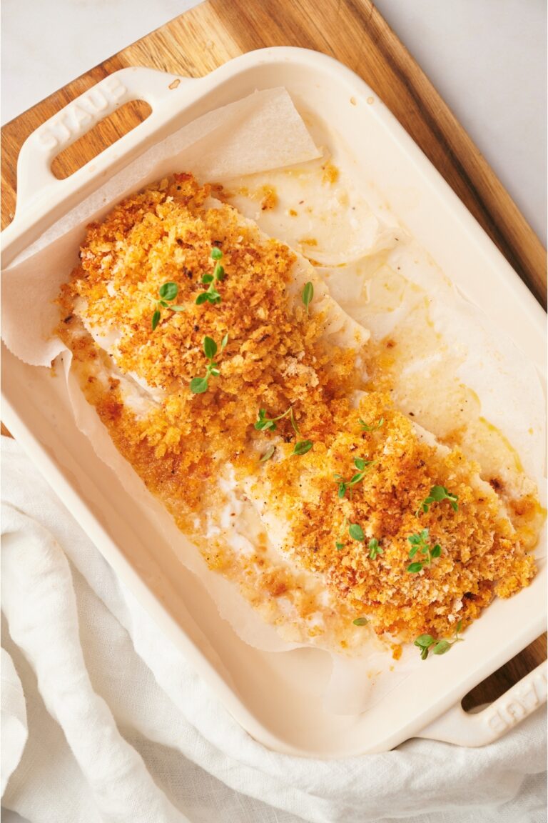 Baked Cod with Panko