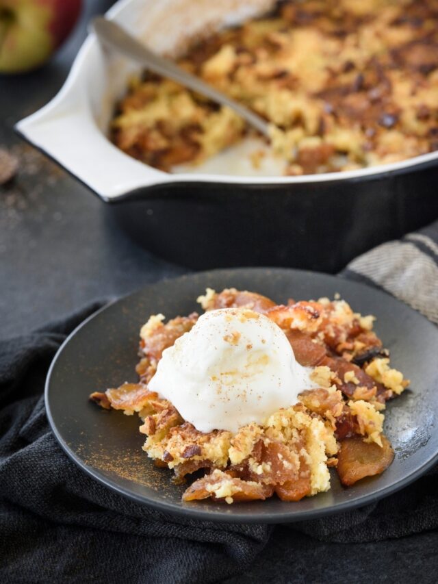Easy Apple Dump Cake Recipe - I'm Hungry For That