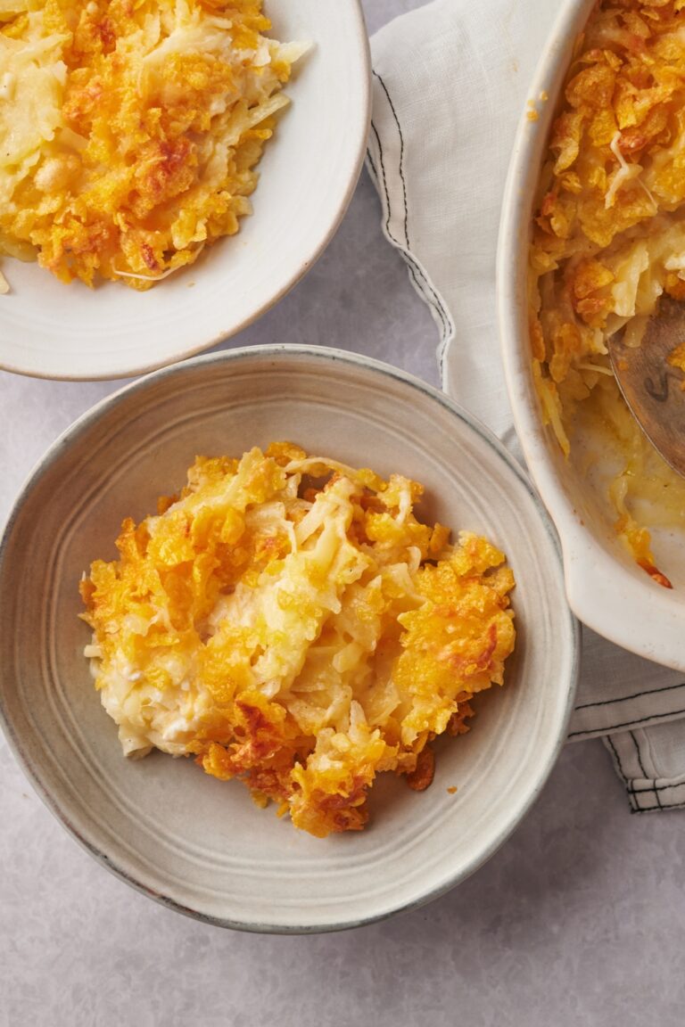 Hash Brown Casserole with Corn Flakes