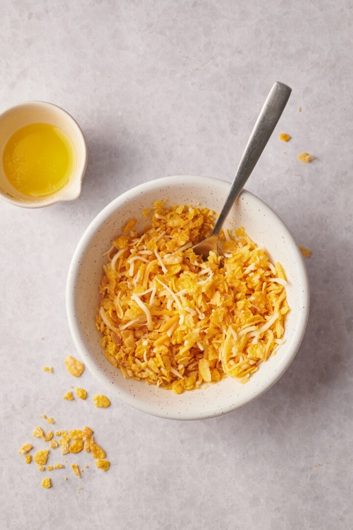 Hash Brown Casserole with Corn Flakes