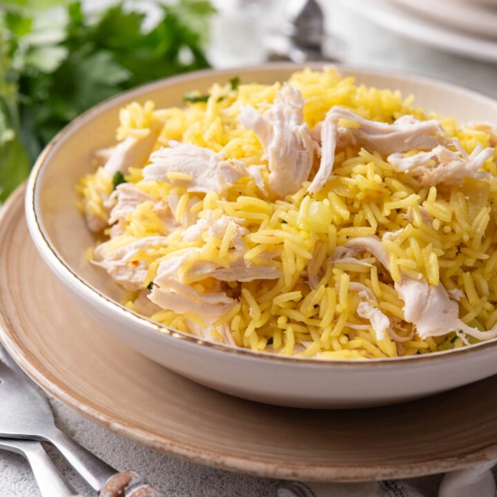 Chicken and Yellow Rice (Easy Dinner and Meal Prep)