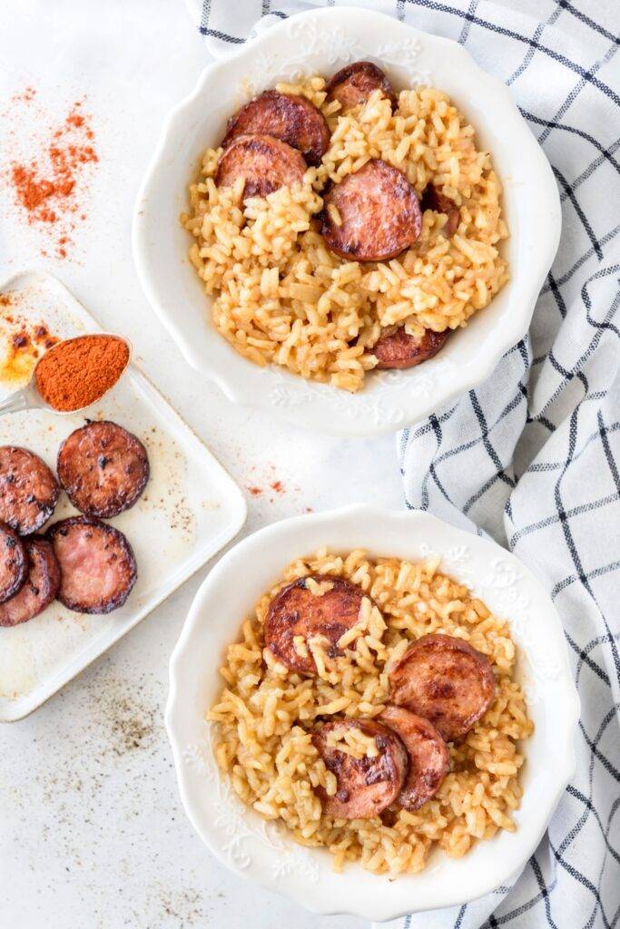 Dirty Rice with Sausage (Best Cajun Flavor)
