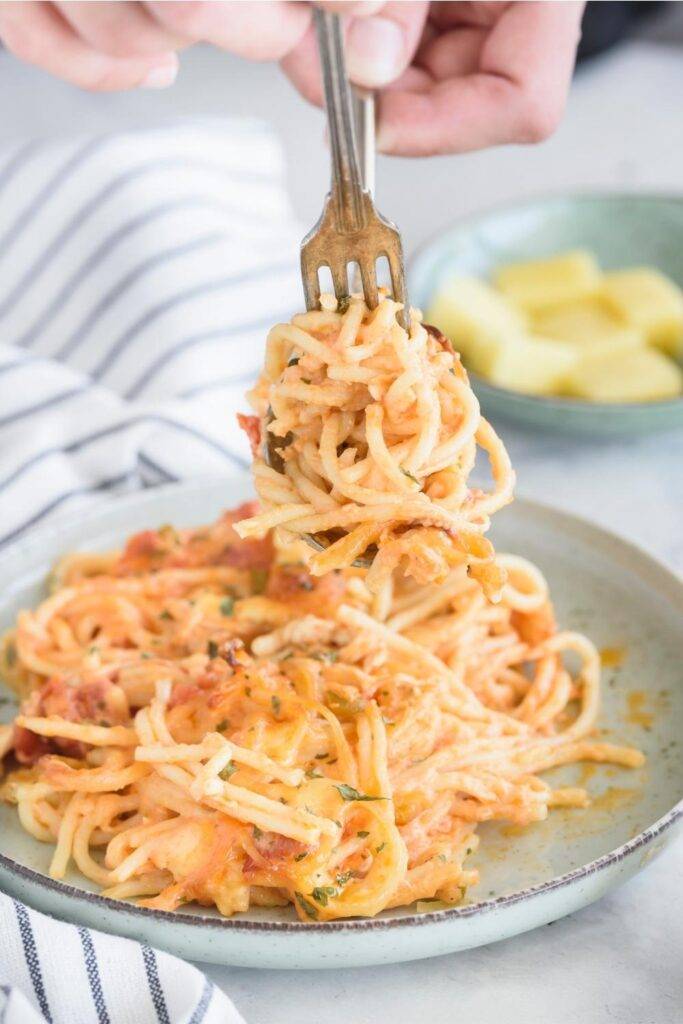 Cheesy Chicken Rotel Casserole