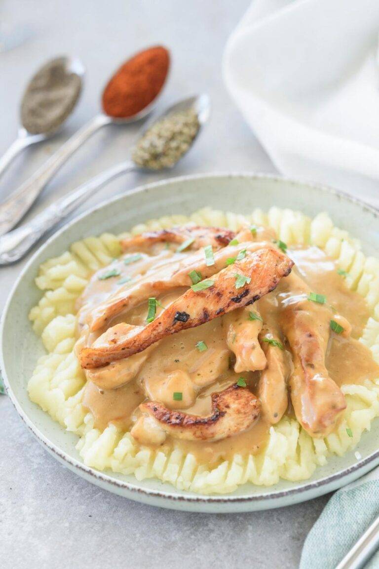 One Pan Chicken and Gravy Recipe