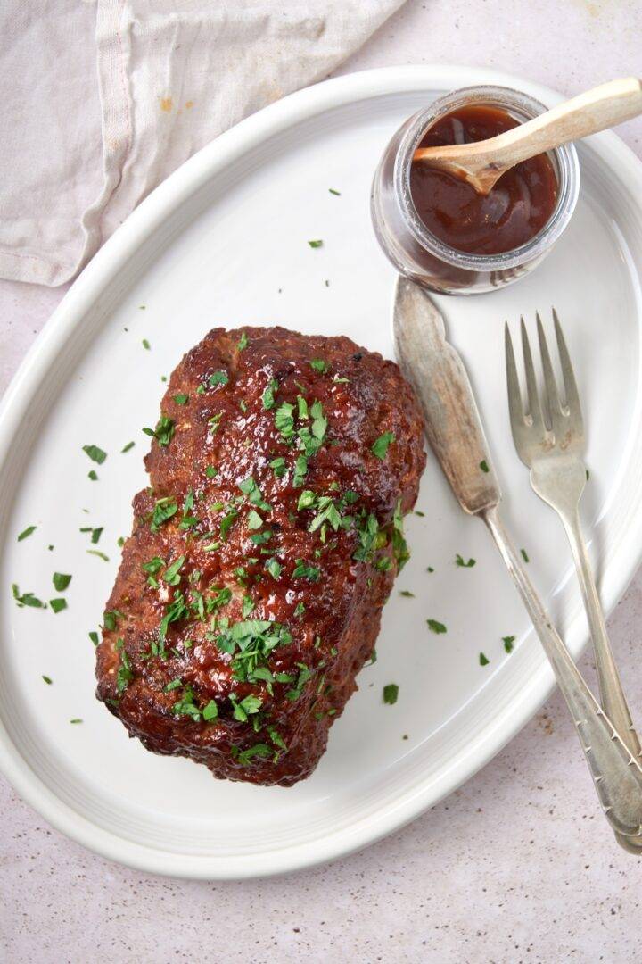 BBQ Meatloaf (With The Most Delicious Glaze)