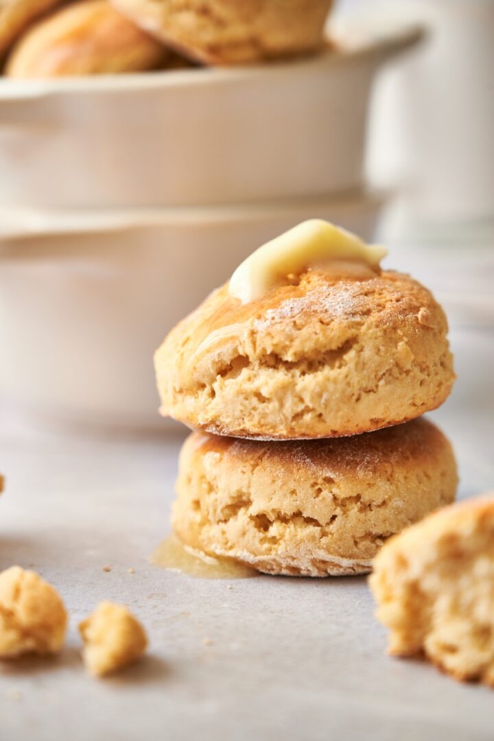 Easy Biscuits with Pancake Mix (3 Ingredients & So Fluffy)