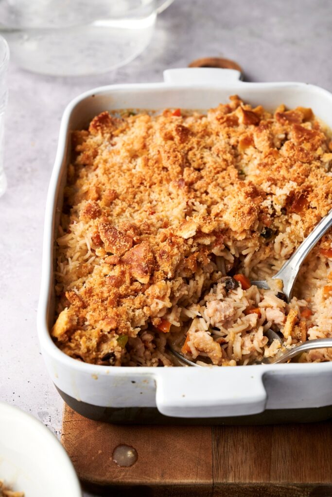 Turkey Rice Casserole (Great With Leftover Turkey)
