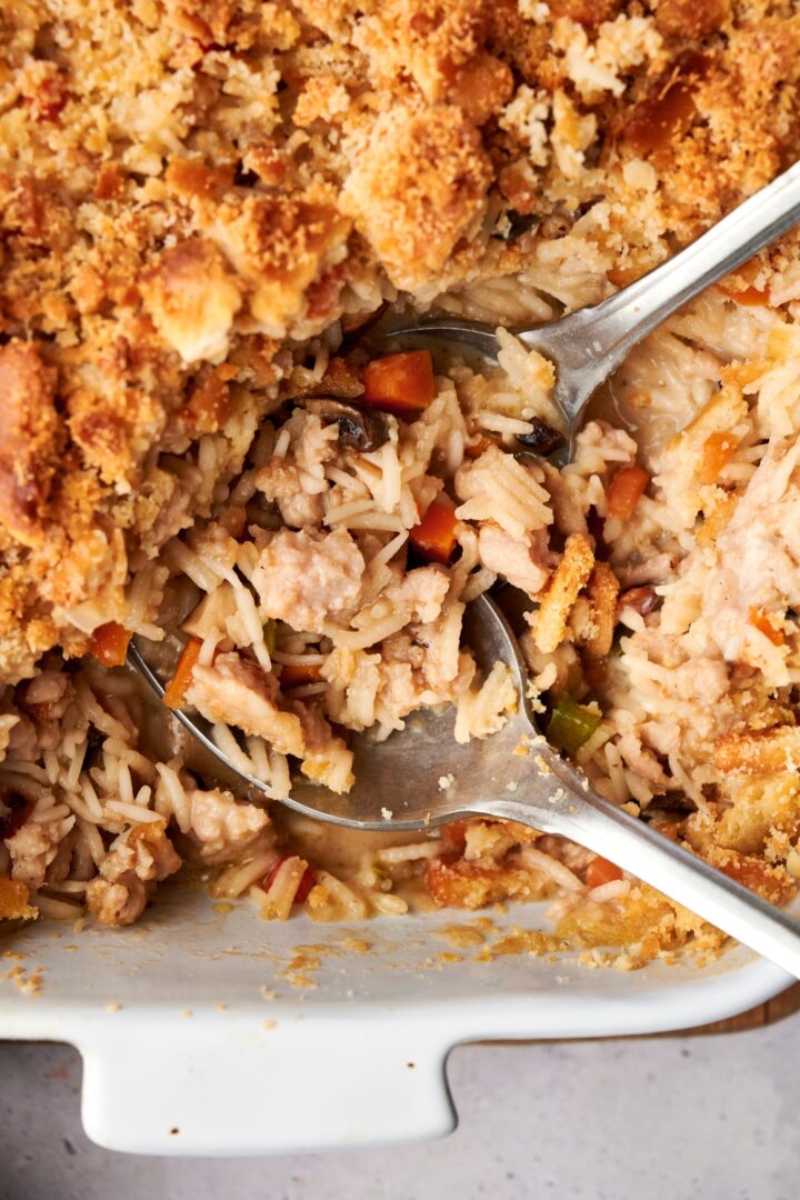 Turkey Rice Casserole (Great With Leftover Turkey)