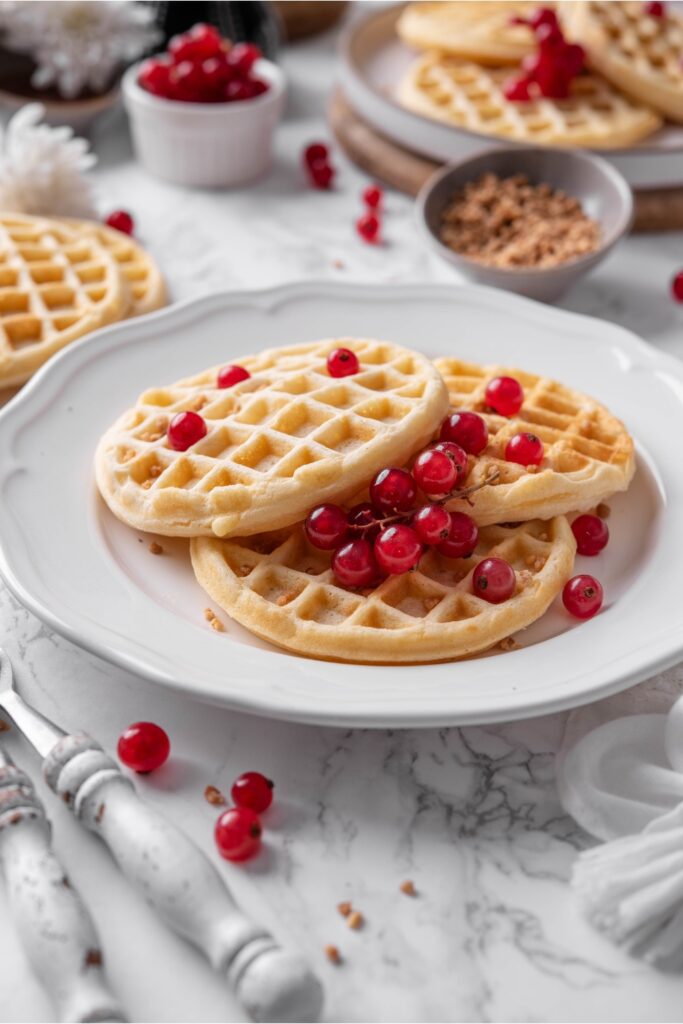 Homemade Mini Waffles (Made with Mini Waffle Maker)