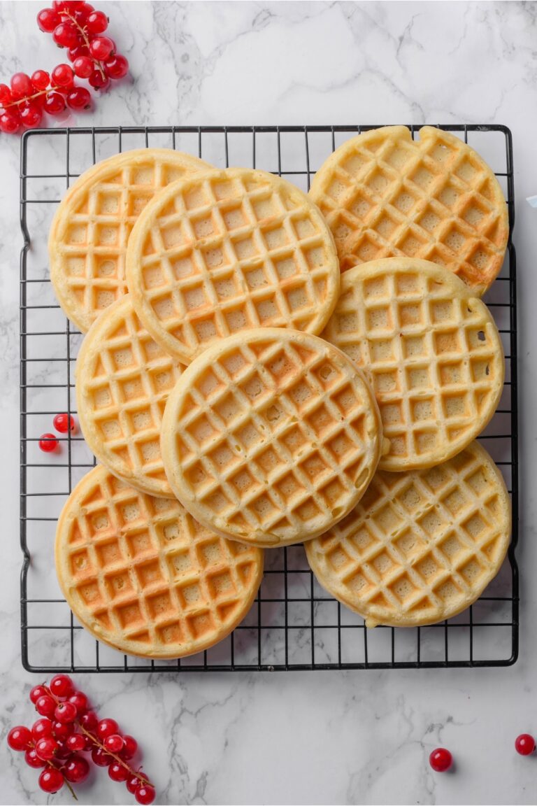 Homemade Mini Waffles (Made with Mini Waffle Maker)