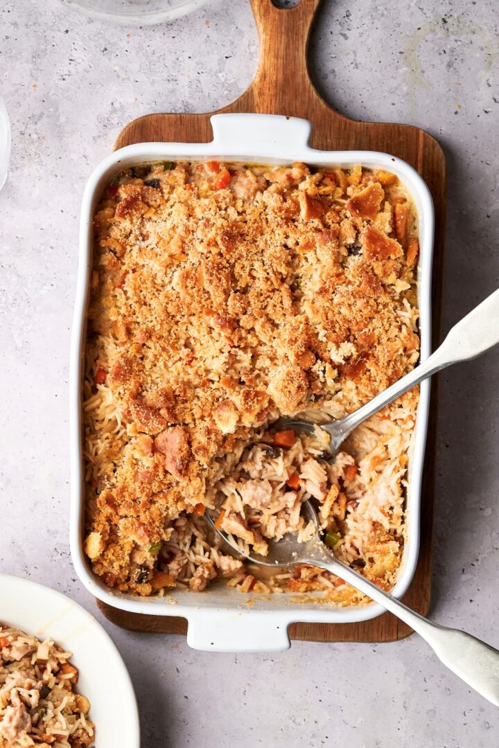 Turkey Rice Casserole (Great With Leftover Turkey)