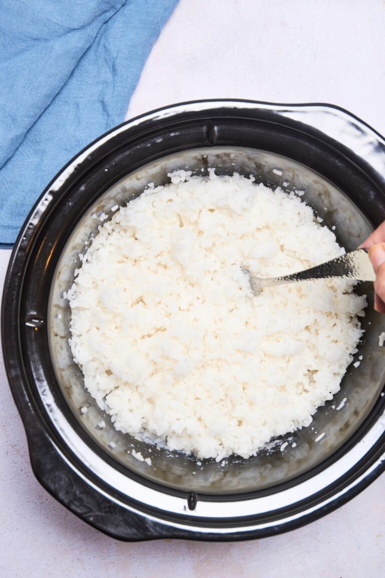 Easy Fluffy Crock Pot Rice Recipe