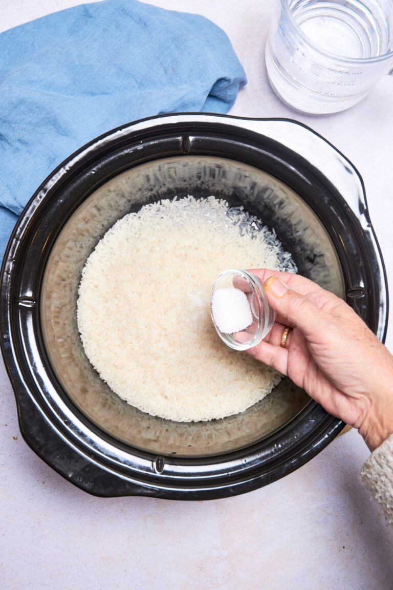 Easy Fluffy Crock Pot Rice Recipe